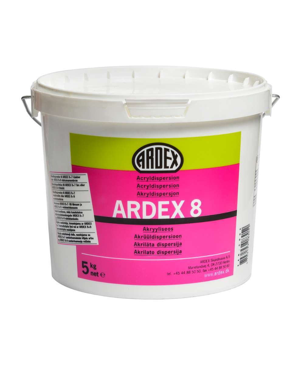 ARDEX 8 VEDENERISTE 5KG - Heinolan Levy Ja Lista
